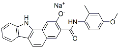 Sodium 2-oxido-N-(4-methoxy-2-tolyl)-11H-benzo[a]carbazole-3 ...